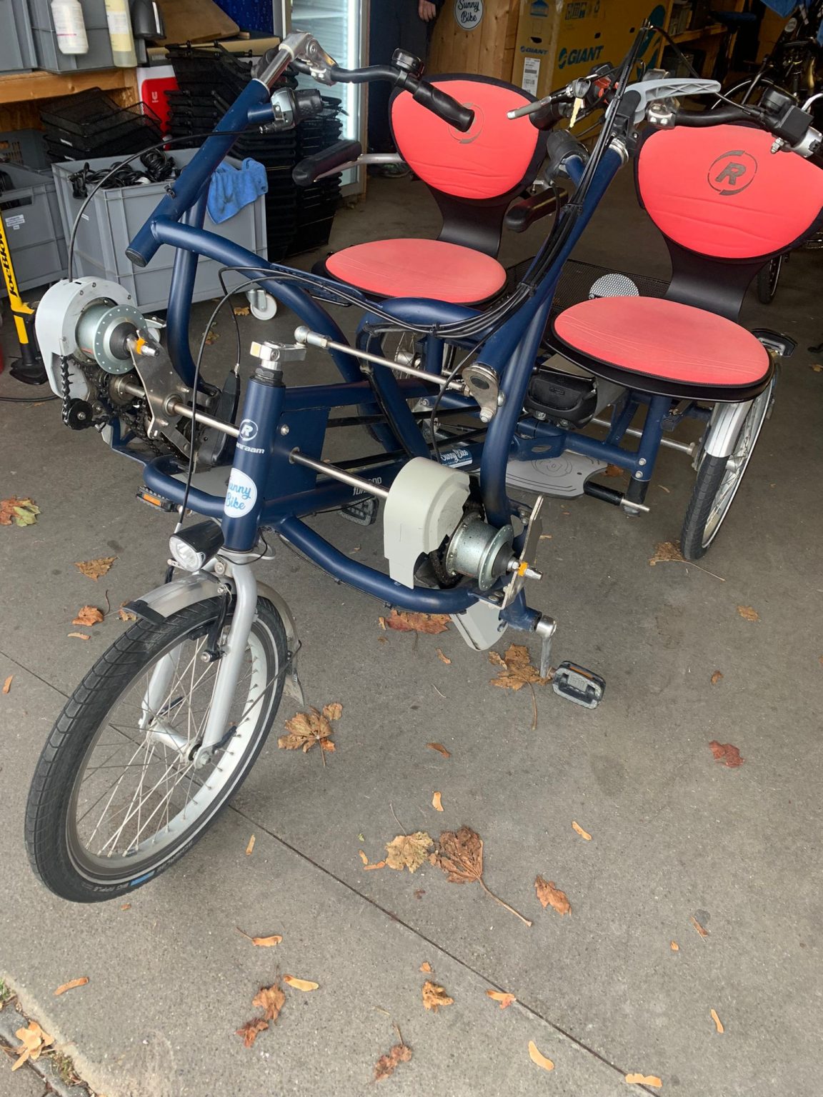 E-Parallel Tandem - Van Raam E-Duorad - Saisonrad - inkl. Lieferung - 1 ...